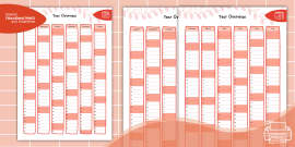 EYFS | Yearly Calendar | Teacher Planner (teacher made)