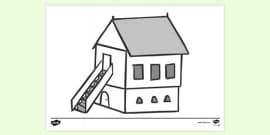 FREE! - Cardboard Box Colouring Sheet | Twinkl Resources