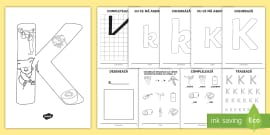 Consolidarea literei X - Broșură cu activități - Twinkl