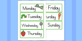 FREE! - Daily Food Posters to Support Teaching on The Very Hungry ...