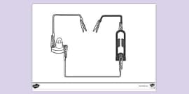 FREE! - Incomplete Circuit Colouring Sheet (teacher made)