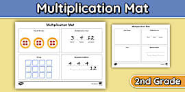 Beginner Multiplication Worksheet for K-2nd Grade