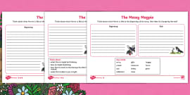 The Messy Magpie Material Hunt KS1 Worksheet (teacher made)