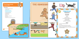 The Gingerbread Man Listen and Retell Oral Language Activity Pack