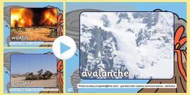 Natural Disasters Hurricanes Information PowerPoint - disaster