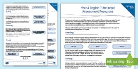 Year 4 Term 1 Reading Assessment Pack | Reading Test Year 4