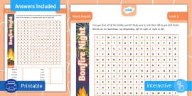 Bonfire Night CVC Word Game (teacher made) - Twinkl