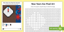 FREE! - Baboon Pixel Art Template (teacher made) - Twinkl