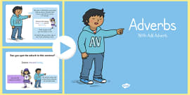 Identifying the Adverb PowerPoint Game (teacher made)