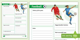 Football Shape Template | Primary Resources (teacher made)