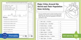 Concepts of Urban and Rural (teacher made) - Twinkl