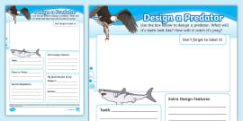 Predator and Prey Leaflet Template (teacher made) - Twinkl