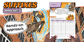 Suffixes -ate -ise -ify Application Worksheet / Worksheet