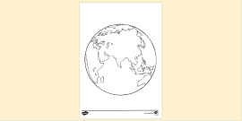 The Earth's Crust Colouring Sheet | Colouring Sheets