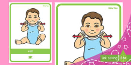 Baby Sign Language Poster (Milk) (teacher made) - Twinkl