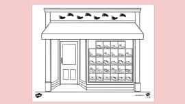 Shop Colouring Sheet | Colouring Sheets | Twinkl Colouring