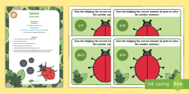Addition Within 10 Ladybug Sensory Mats (teacher made)