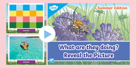 FREE! - What Are They Doing? Reveal the Picture PowerPoint