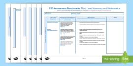 First Level Numeracy and Maths Benchmarks - CfE Tracker