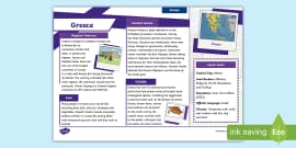 KS2 Map of Greece (teacher made) - Twinkl