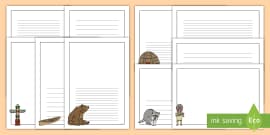 KS1 Wolf Page Border (teacher made)