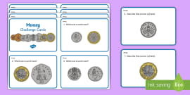 Coin Value Matching Card Activity - matching, matching game