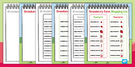 Strawberry Farm Stand Dramatic Play Pack (Teacher-Made)
