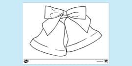 Christmas Bell Colouring | Colouring Sheets