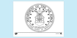 FREE! - Colouring Page: Air Force | KS2 Colouring - Twinkl