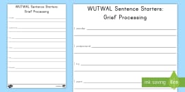 Processing Grief Maze Activity (teacher made)