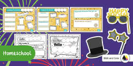Printable New Year’s Hat Craft Activity | Twinkl USA