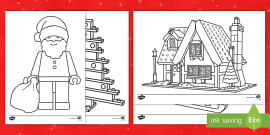 Christmas Construction EYFS | Building Challenge Cards