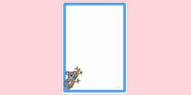 FREE! - Koala Page Border | Page Borders | Twinkl - Twinkl
