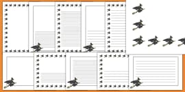 Halloween Potions Page Borders Portrait (teacher made)