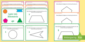 Reflektiewe Simmetrie Uitdagingskaarte (teacher made)