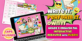 * NEW * Grade 8 English FAL – Writing and Presenting - Descriptive ...