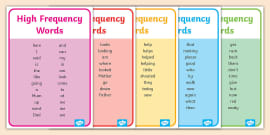 100 High Frequency Words on Minibeasts Display Posters - 100 High Frequency