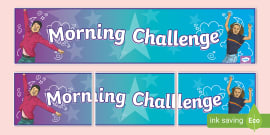 Challenge Area Display Banner (Teacher-Made) - Twinkl