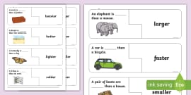 ESL Comparatives & Superlatives PPT [Teens & Adults, A1-A2]