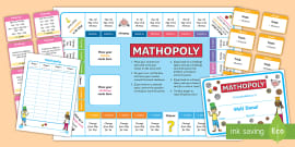 Change from $20 Mathopoly Board Game | Years 3&4 Money
