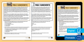 Eighth Grade Albert Sadacca Reading Passage Comprehension