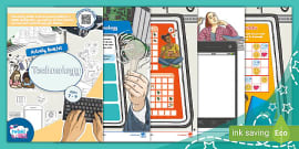 Computer Icons Interactive Labelling Activity (teacher made)