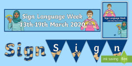 British Sign Language Week Activity Pack - British Sign Language Week ...