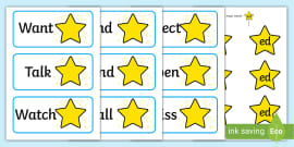 -ed Ending Word Sorting Activity (teacher made) - Twinkl