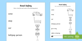 Safe Road Safety Crossing Sequencing (teacher made) - Twinkl