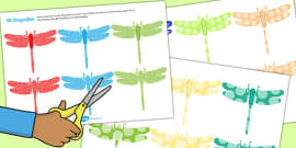 Dragonfly-Themed Editable Self Registration Labels - Twinkl