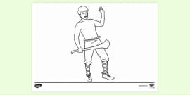 FREE! - Shocked Macbeth Colouring Sheet | Colouring Sheets