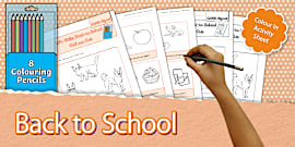 Grade R English - At School - Pack: First Day of School