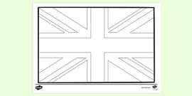 Guernsey Flag Colouring Page (teacher made) - Twinkl
