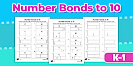 Mixed Number Bonds to 10 Activity